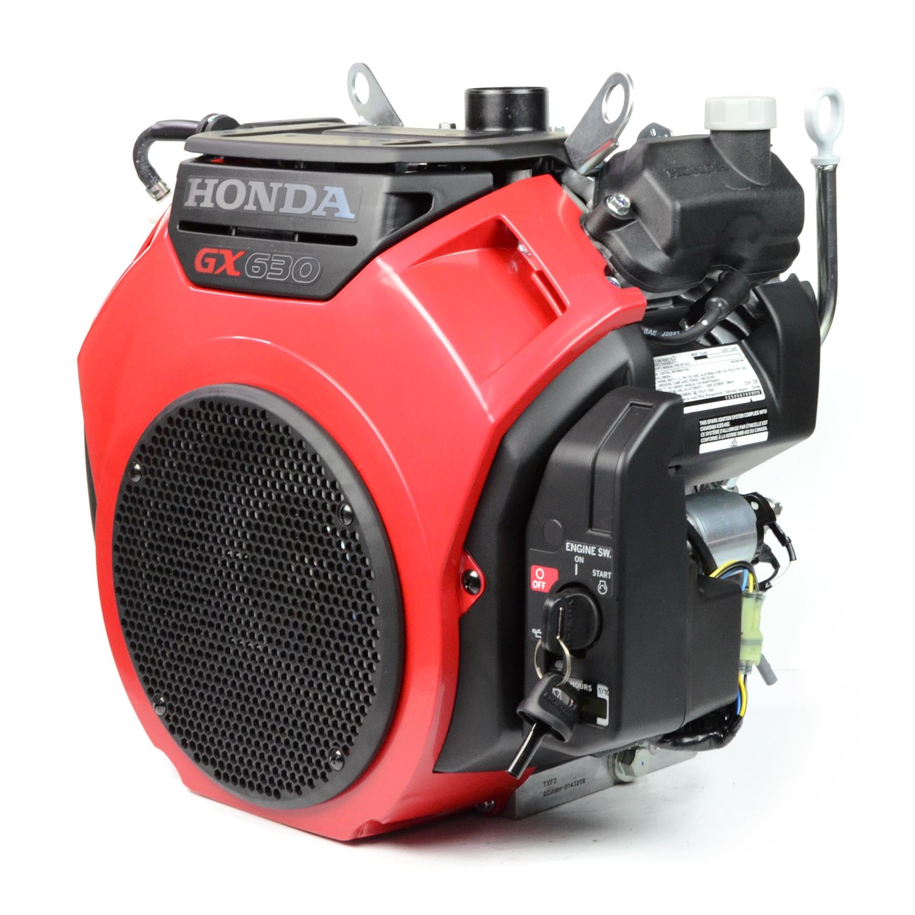Honda GX630 TXF2 Horizontal Engine with Snorkel Air Cleaner | Equipatron