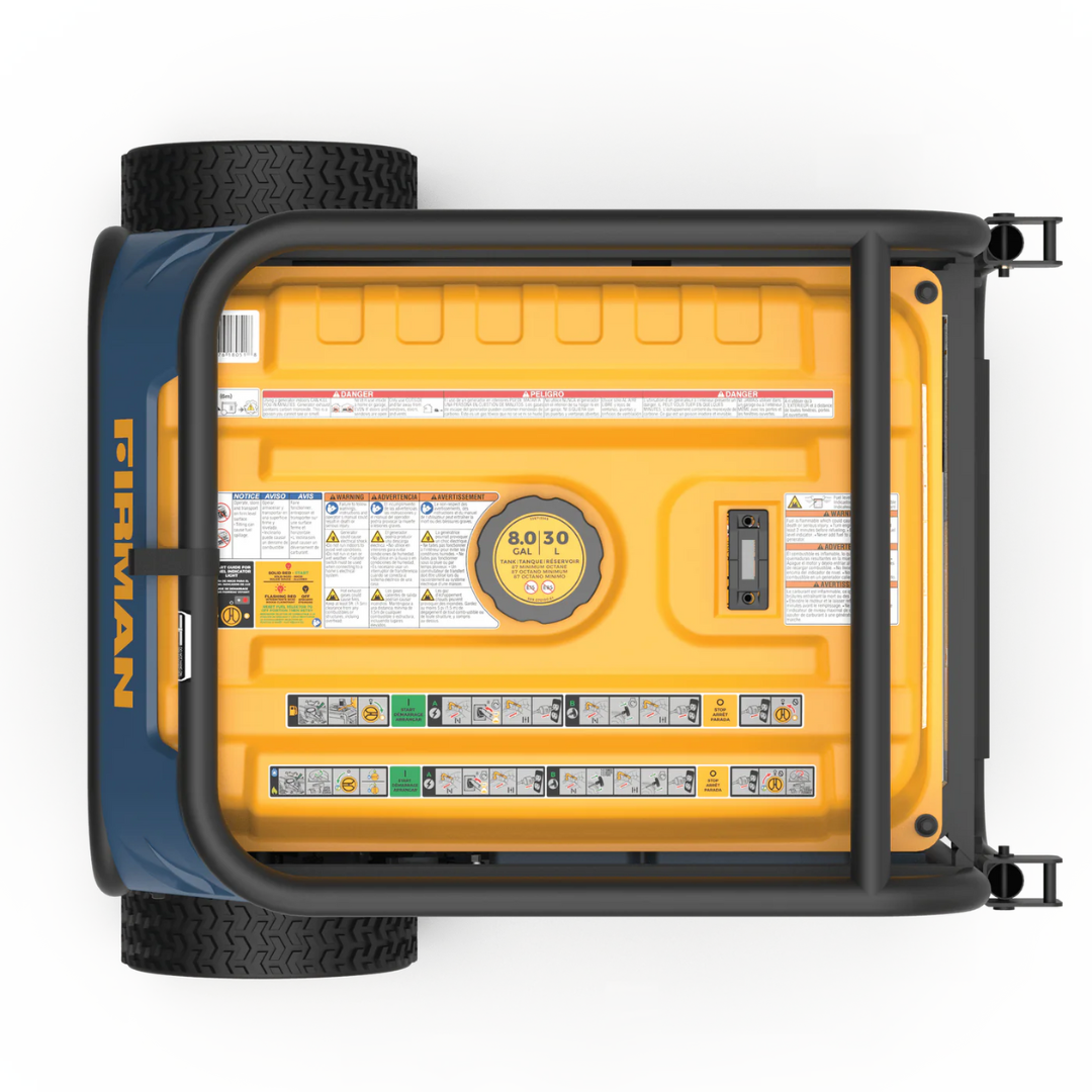Firman T08071 Portable Tri-Fuel Generator, 8000W Electric Start 120/24 ...