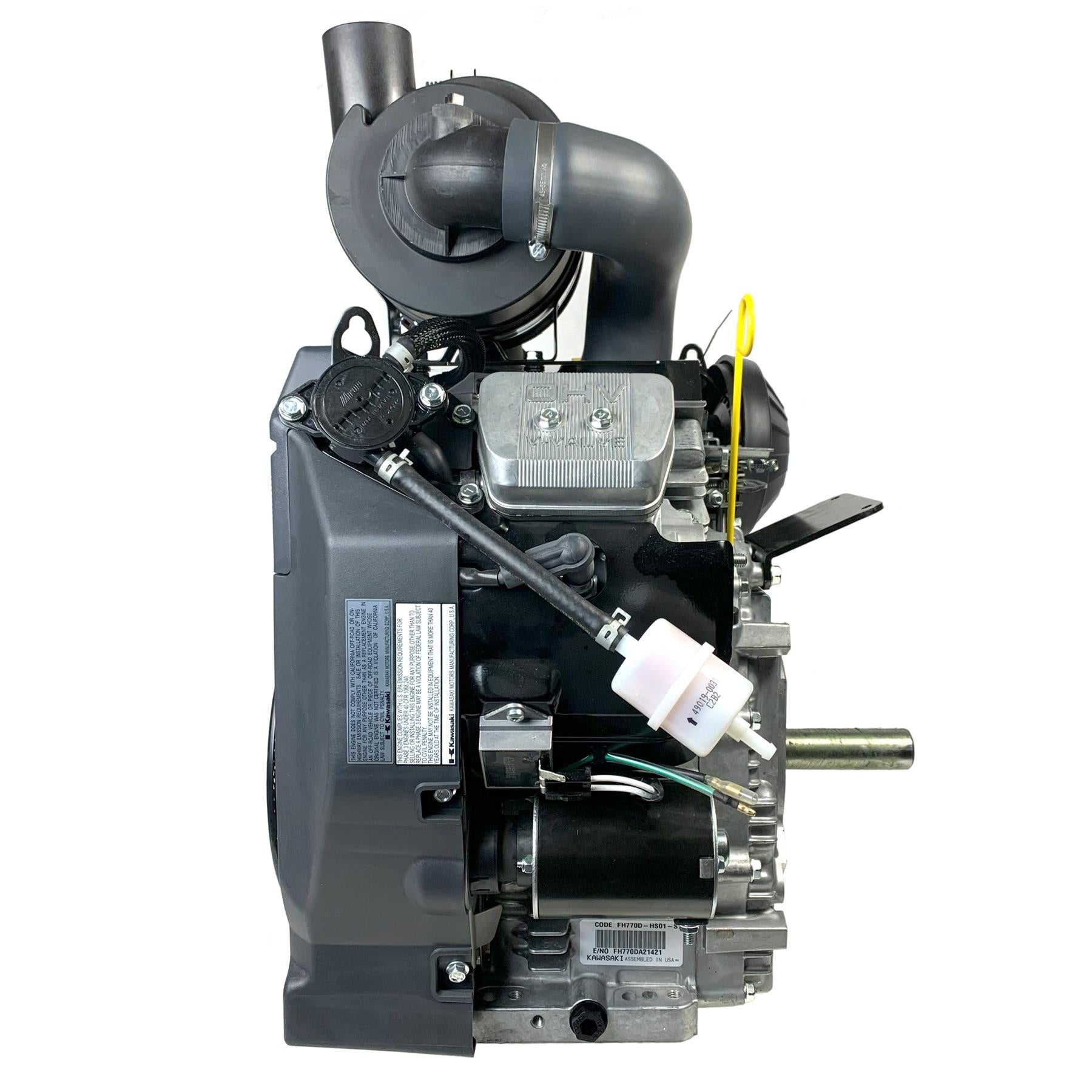 Kawasaki FH770D-S01-S Horizontal KAI Engine with Heavy Duty Air Cleane ...