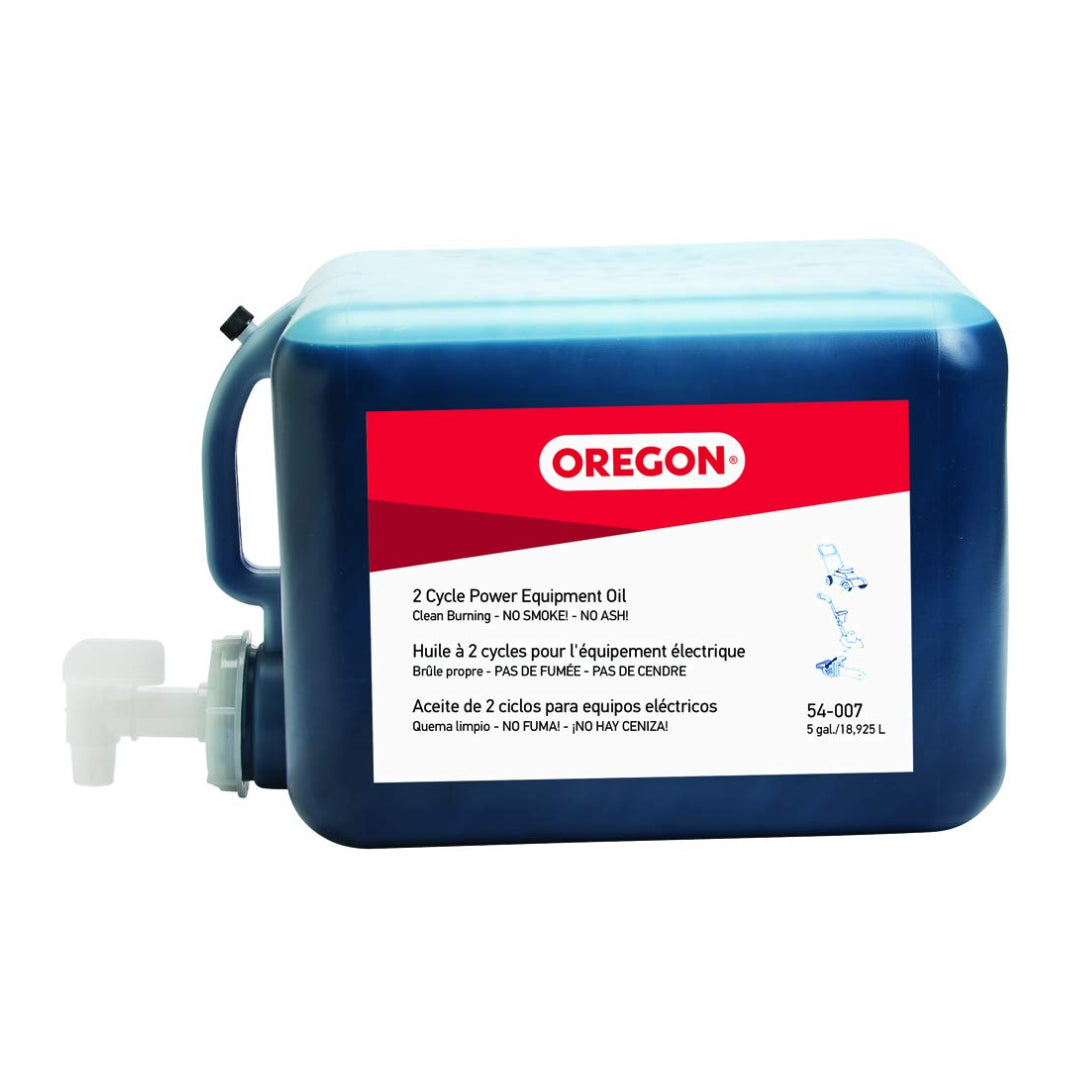 Oregon 54-007 Oil, 2-Cycle 50:1, 250 Gallon Mix, 5 Gallon Jug | Equipatron