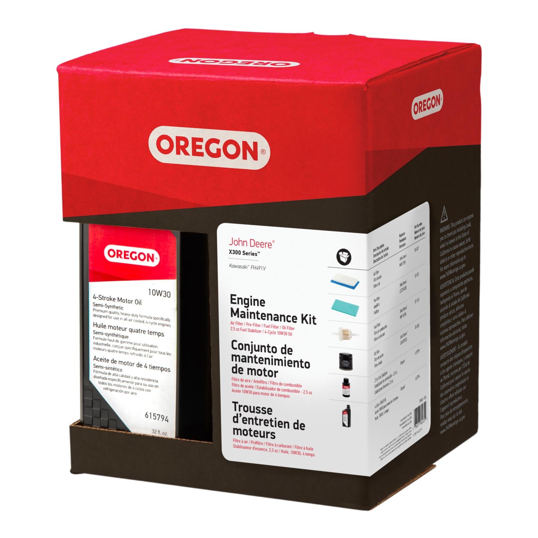 Oregon 01-106 Engine Maintenance Kit, John Deere 300X Series | Equipatron